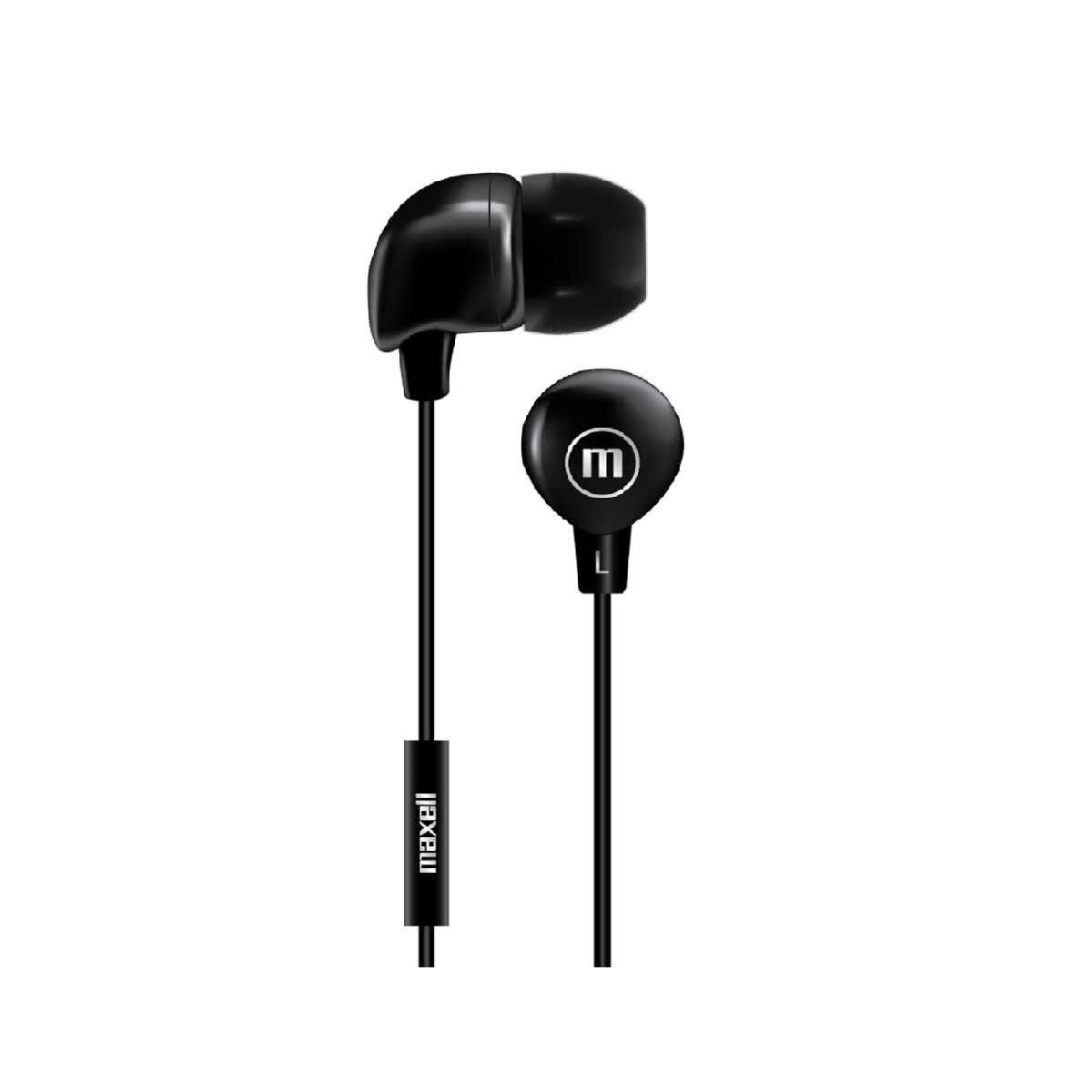 Audífonos Maxell In-Ear Negro con Micrófono - 971585