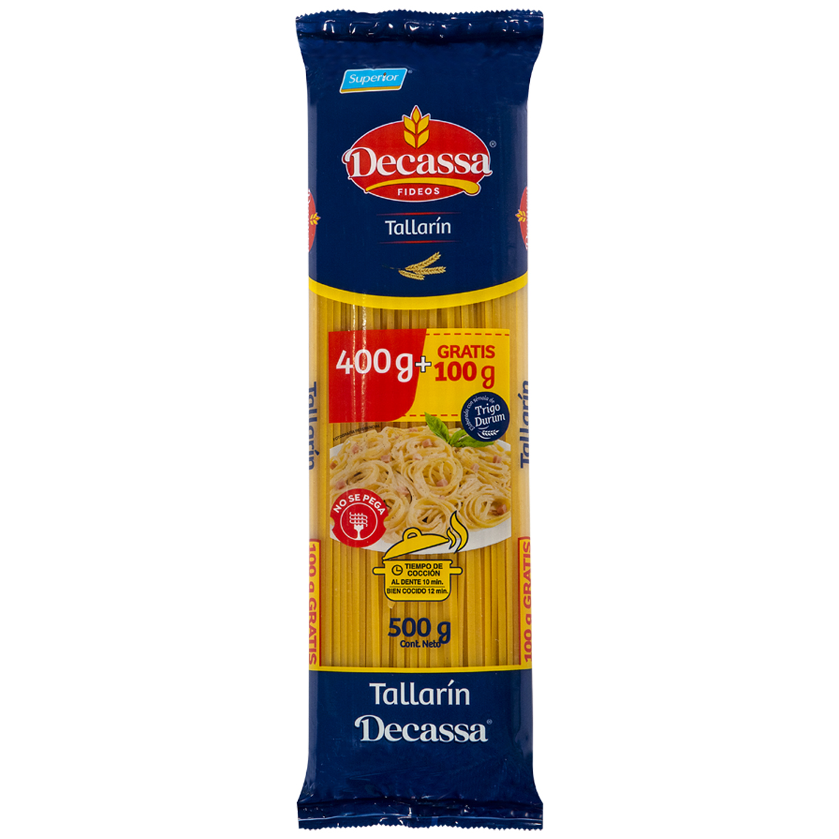 Fideo Tallarín Decassa 500g - 973540