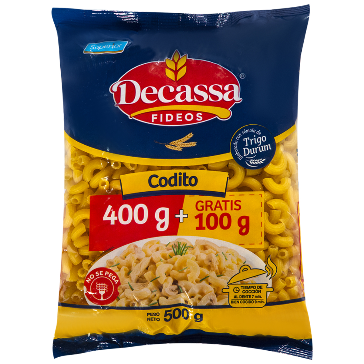 Fideo Codito Decassa 500g - 973528