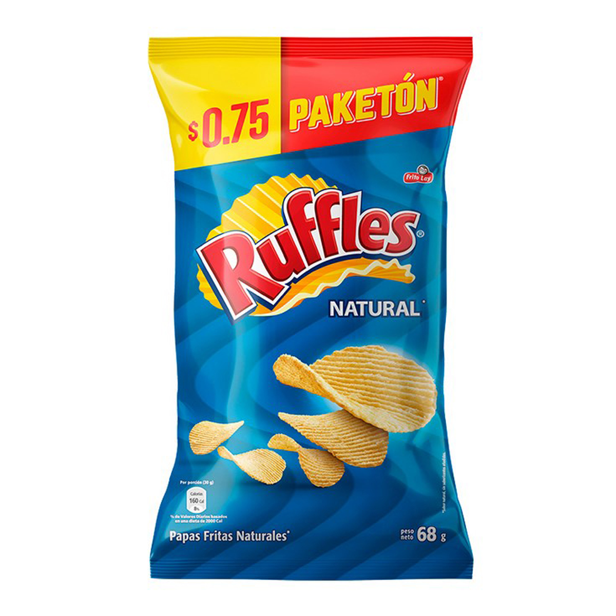 Papas Ruffles Natural 68g - 975355