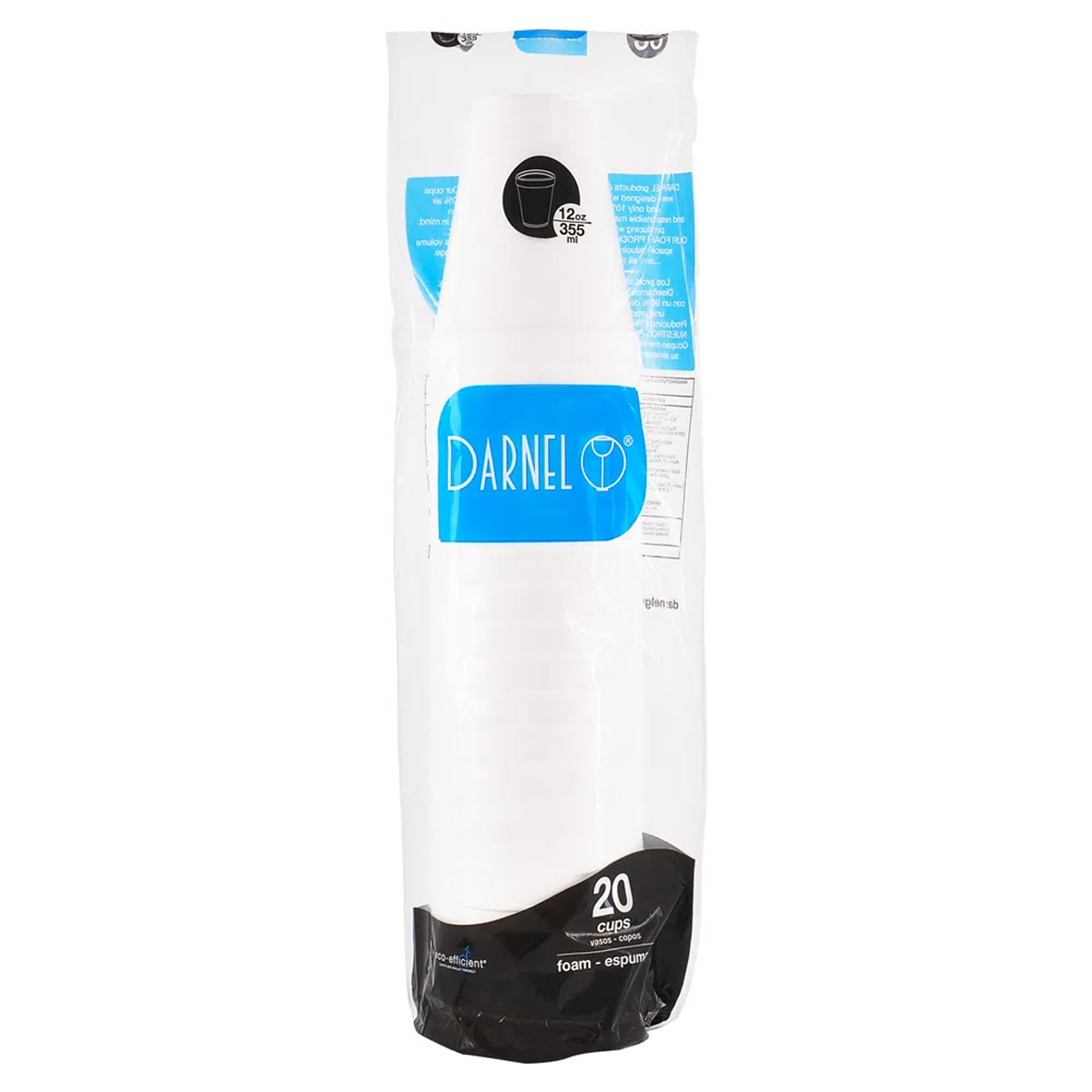 Pack 20 Uds Vasos Desechables Darnel Térmicos 12 oz - 975367