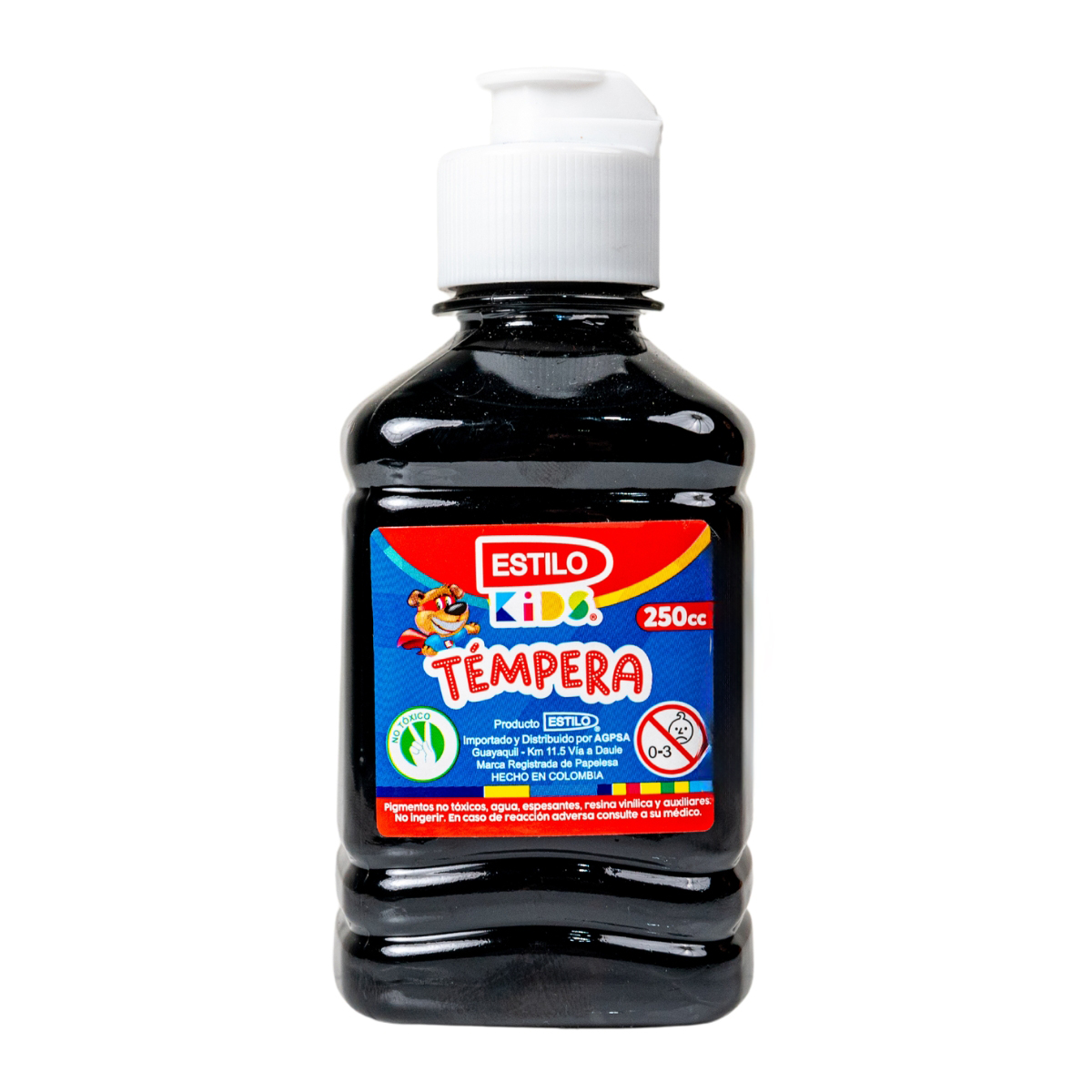 Tempera Estilo Kids Negra 250ml - 975382