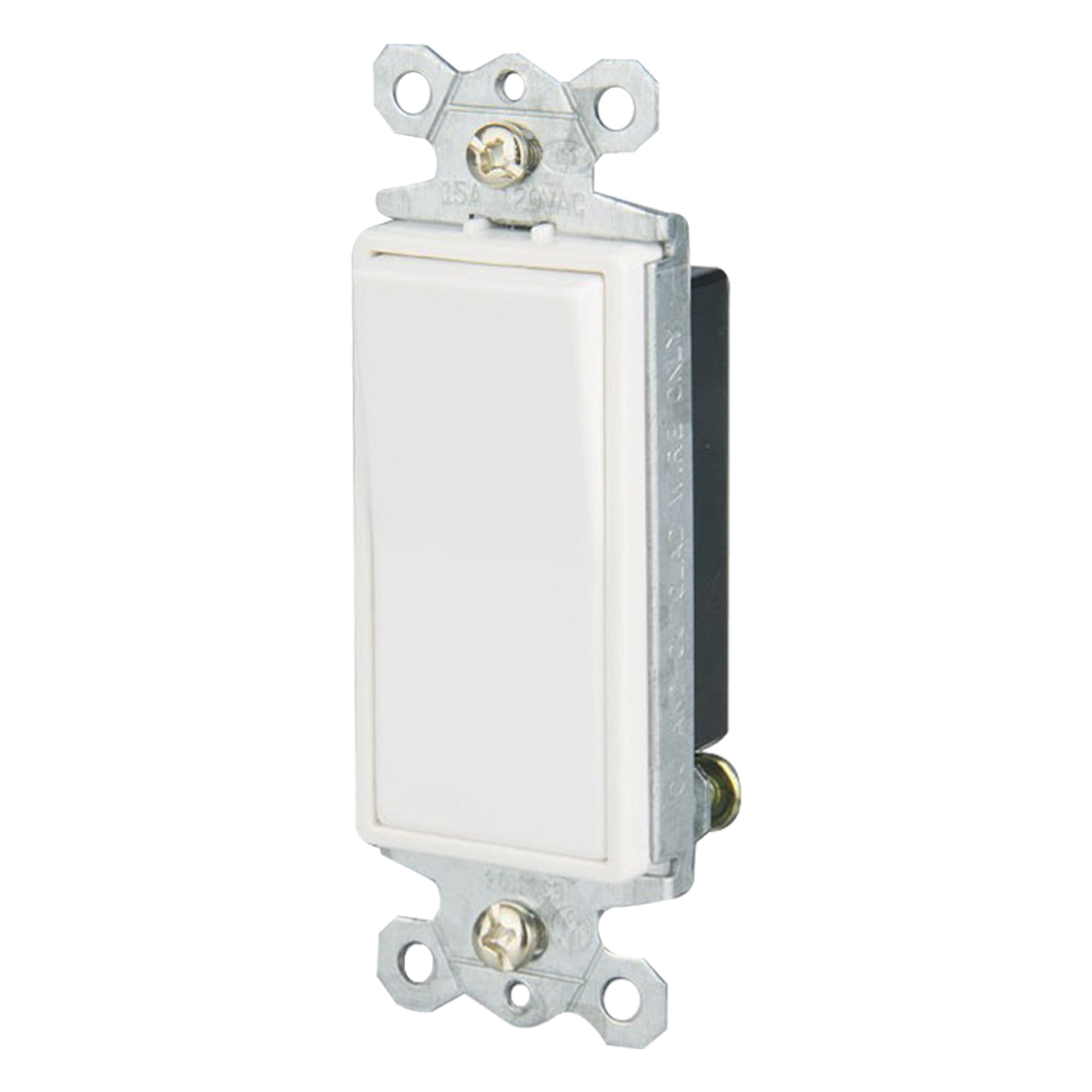 Interruptor Sencillo Rockwell 15A 120V-277V Blanca - 976617