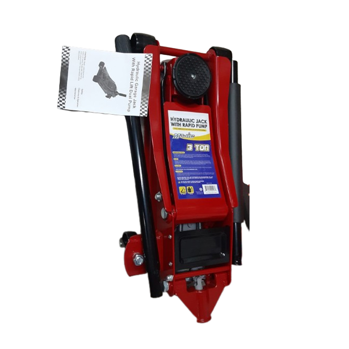 Gata Lagarto Majic 3 Toneladas - Rojo/Negro - 977091