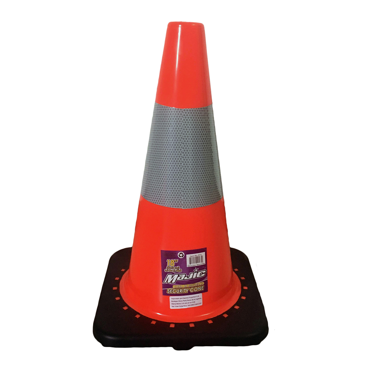Cono Precaución Majic Reflectivo 46cm - 977129