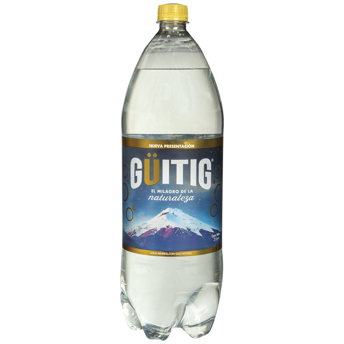 Agua Mineral con Gas Guitig 2L - 977491