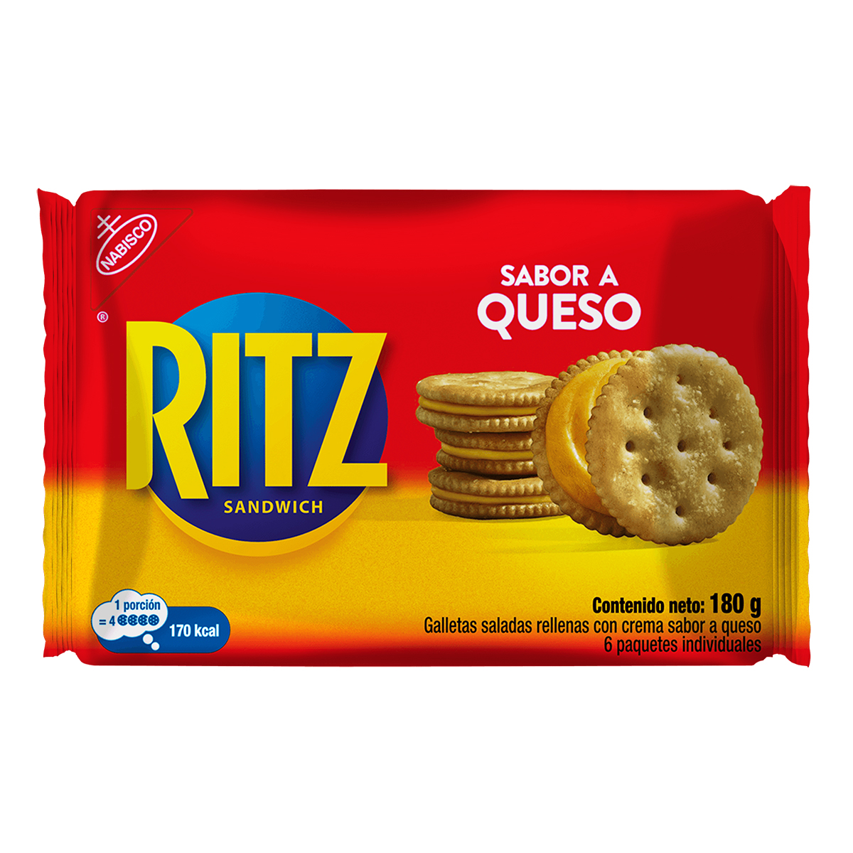 Galleta Ritz Sabor a Queso 180g - 977964