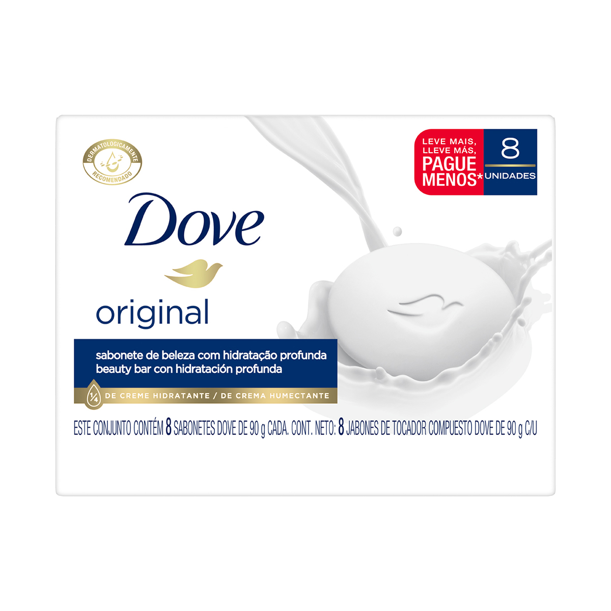 Pack 8 Uds Jabón Dove Original 90g - 977978
