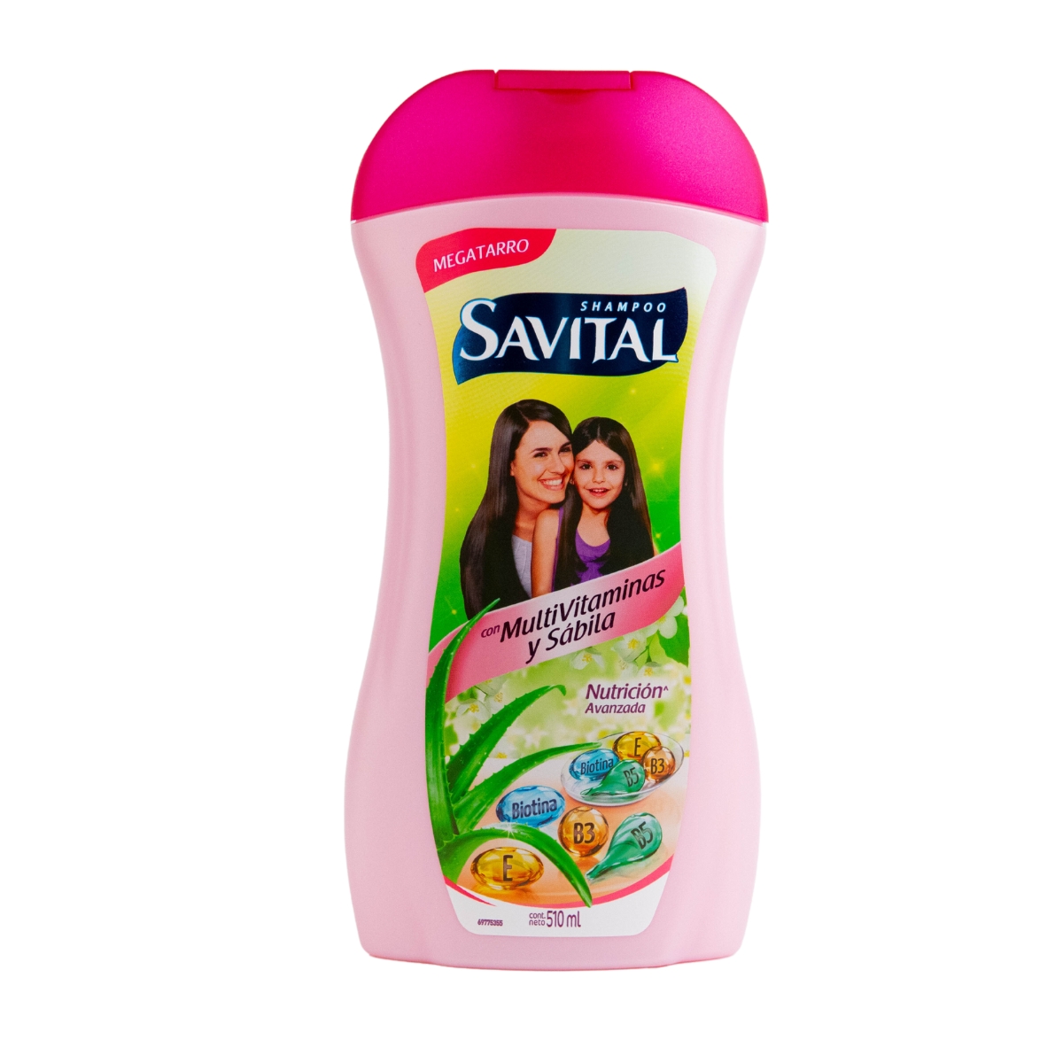 Shampoo Savital con Multivitaminas y Sábila 510ml - 979776