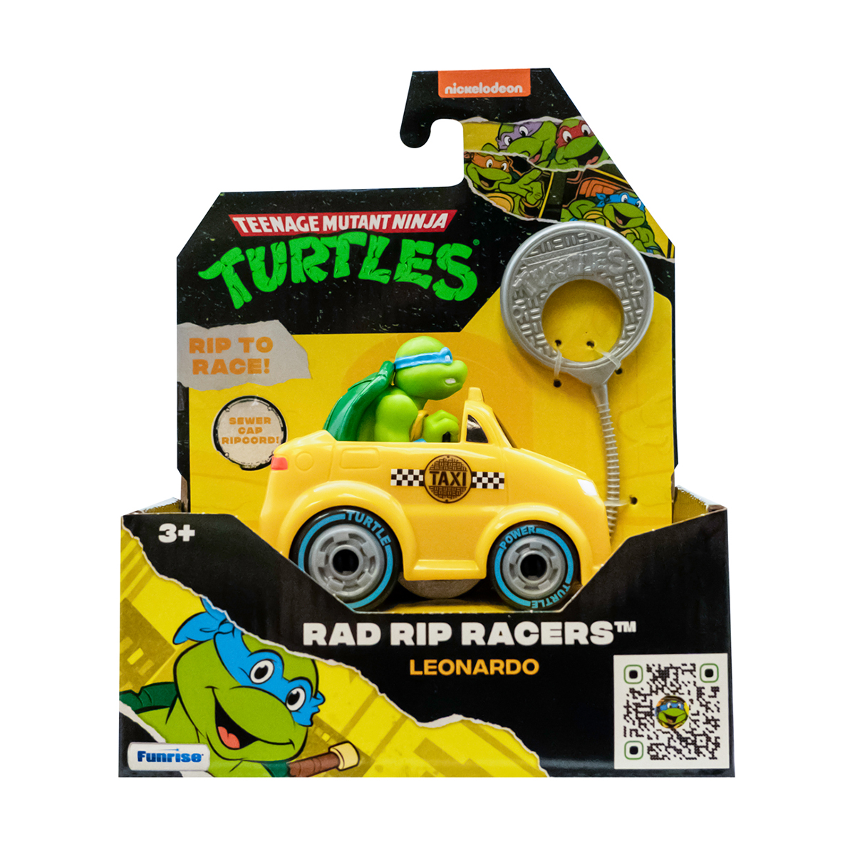 Vehículo TMNT con Figura Tortugas Ninja Rad Rip Racers Surtido - 980999