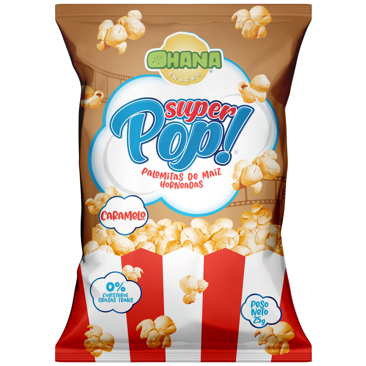 Canguil Dulce Ohana Sabor a Caramelo 25g - 981205