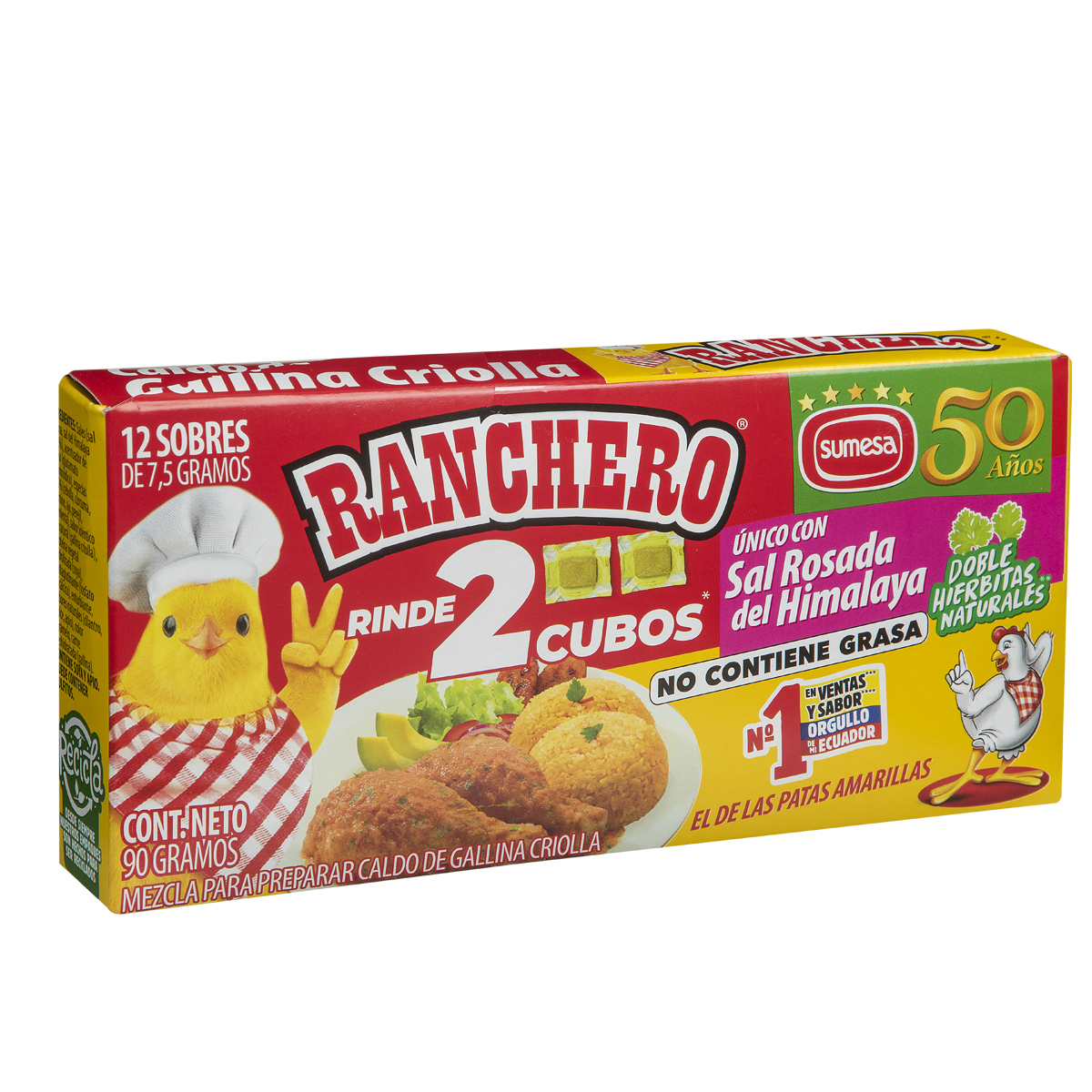 Pack 12 Uds Caldo de Gallina Ranchero en Polvo 7.5g - 982690