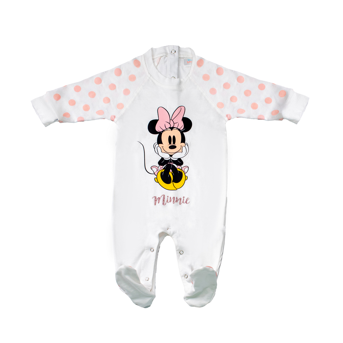Enterizo Infante Estampado Manga Larga Crudo Minnie de Disney - Varias ...