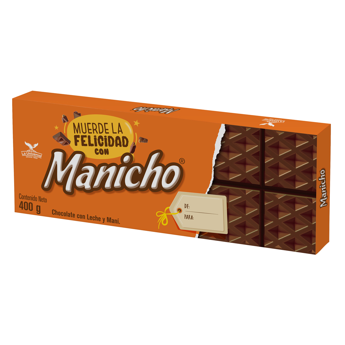 Barra de Chocolate Manicho 400g - 985868