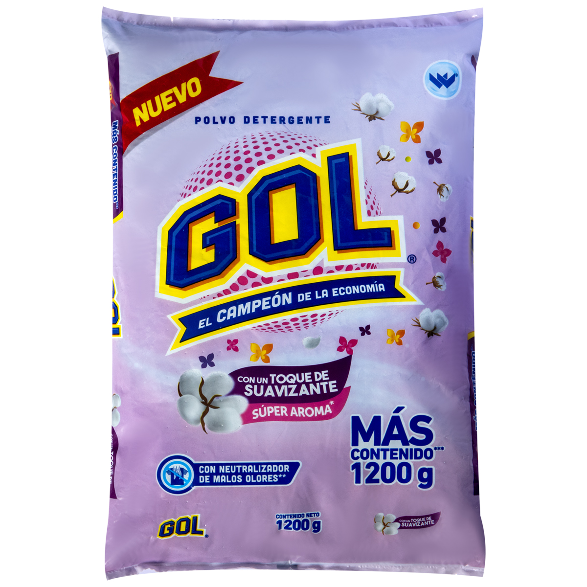 Detergente en Polvo Gol con Suavizante 1.2 kg - 986865