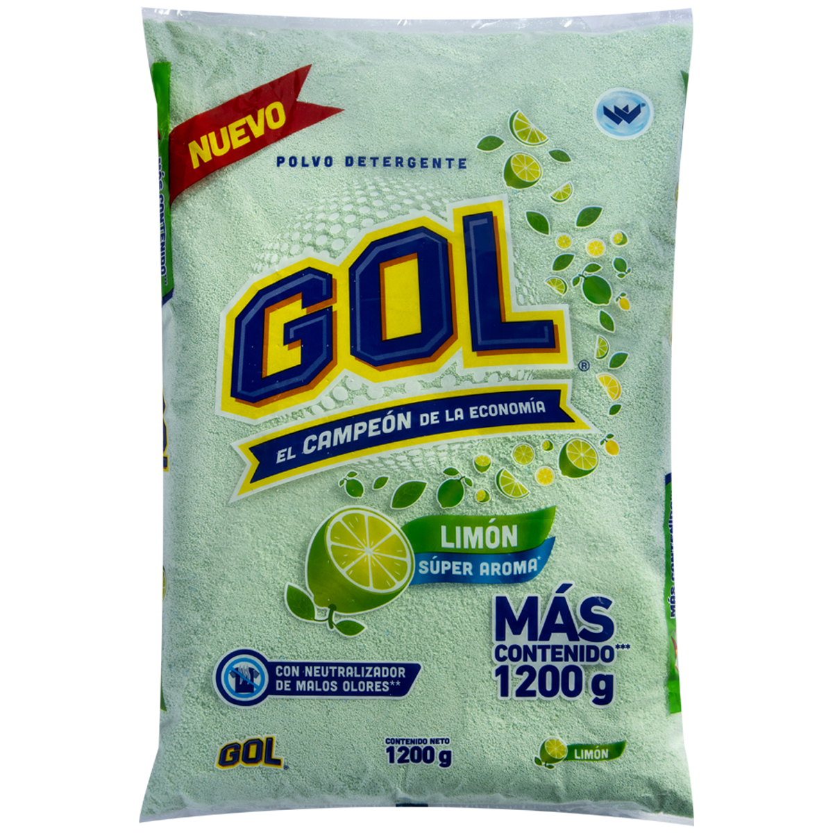 Detergente en Polvo Gol Limón 1.2 kg - 987106