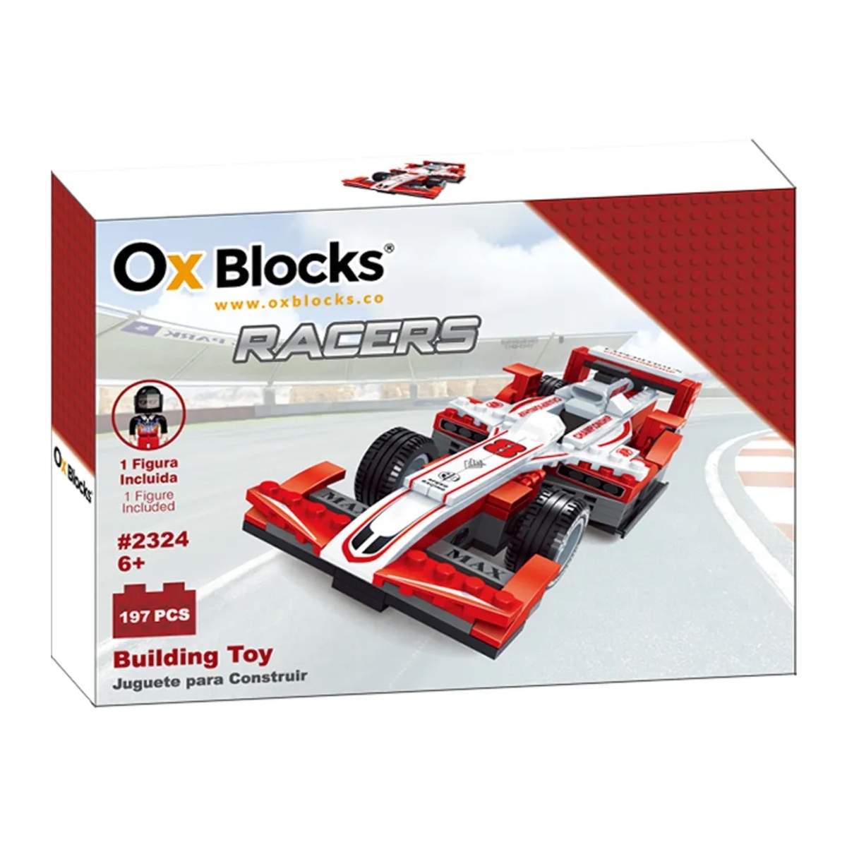Set para Construir Ox Blocks Racers 197 Piezas - 988175