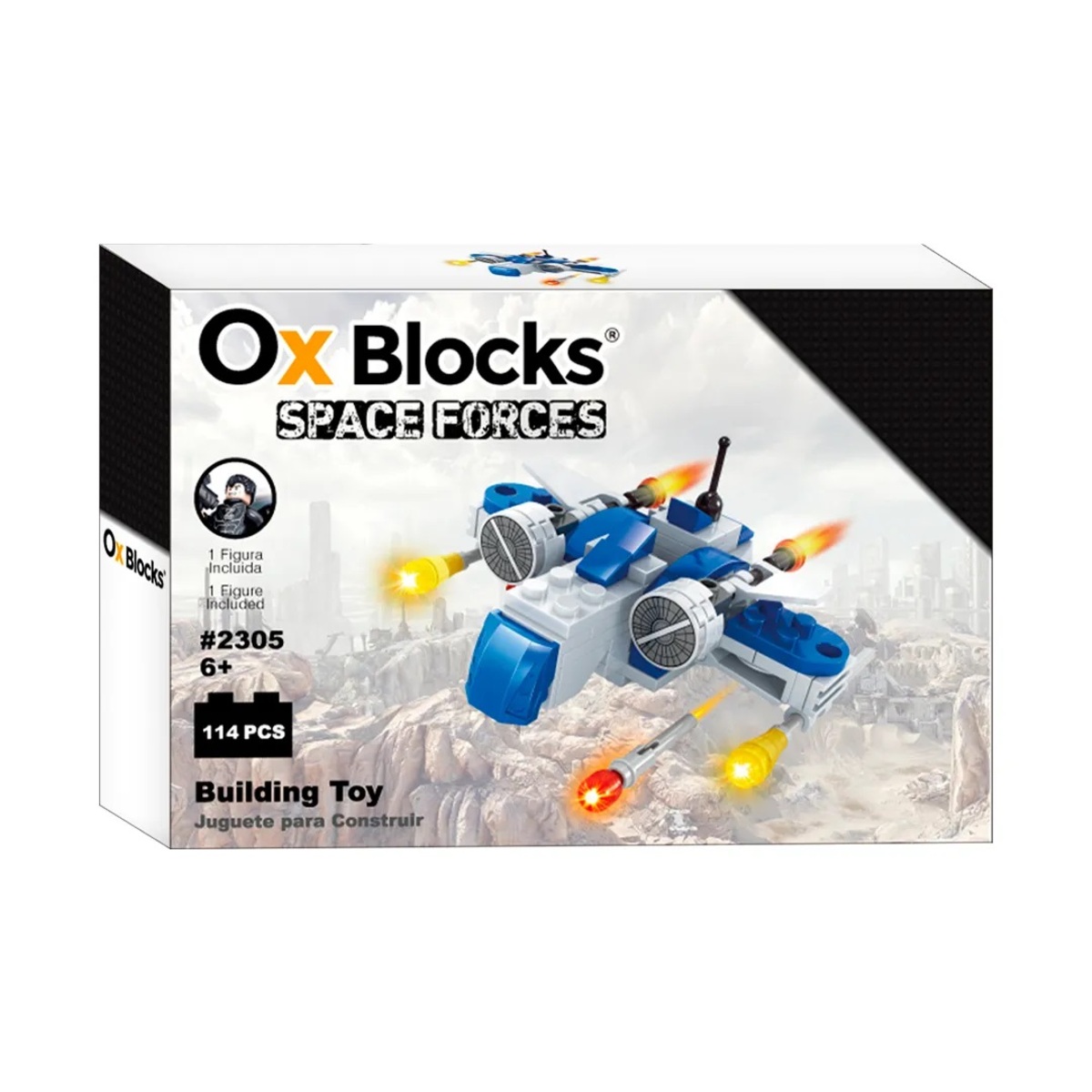 Set para Construir Ox Blocks Space Forces 114 Piezas - 988183