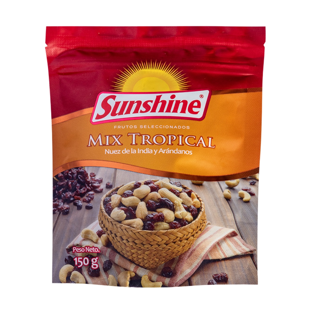 Mix Tropical Sunshine Nuez de la India y Arándanos 150 g - 990637