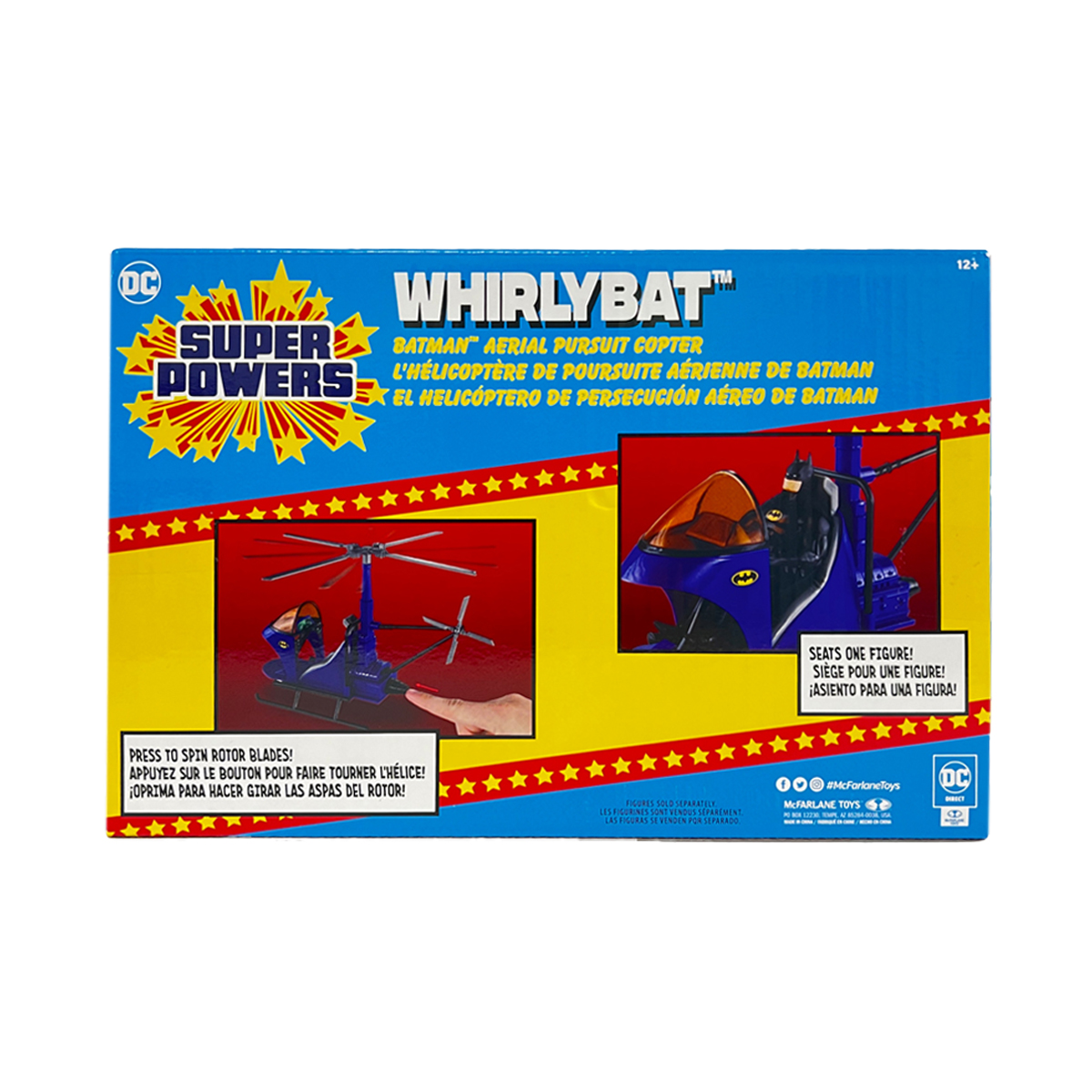 Vehículo DC Super Powers The Whirly Bat Wave 3 - 989726