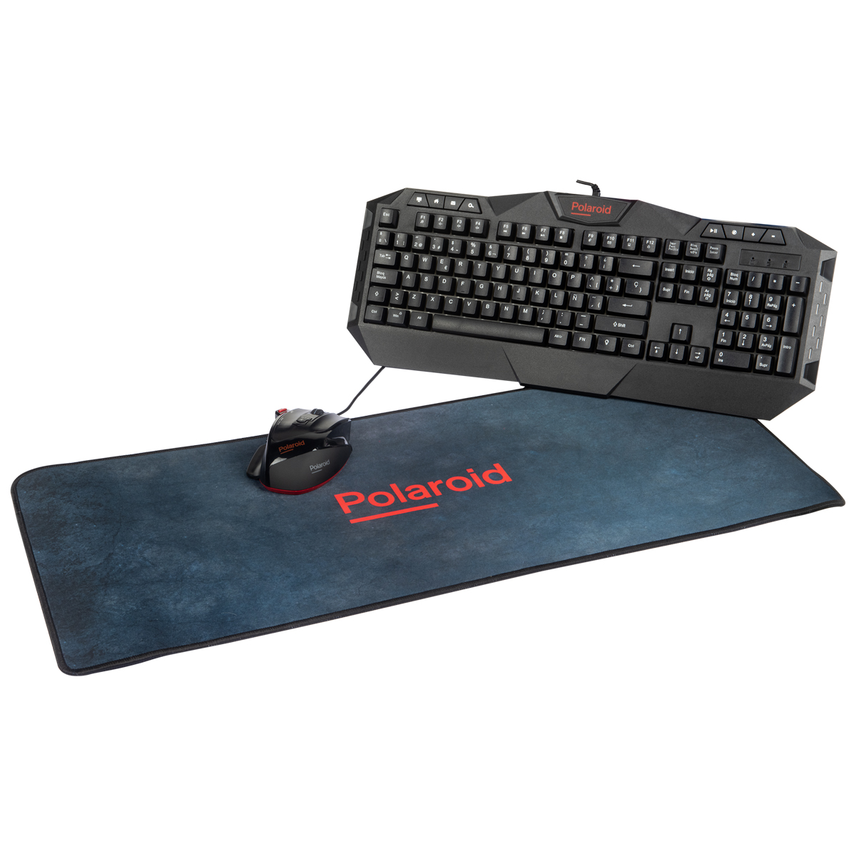 Set Teclado con Mouse Polaroid PGC-2KPRO 3 en 1 - 989964