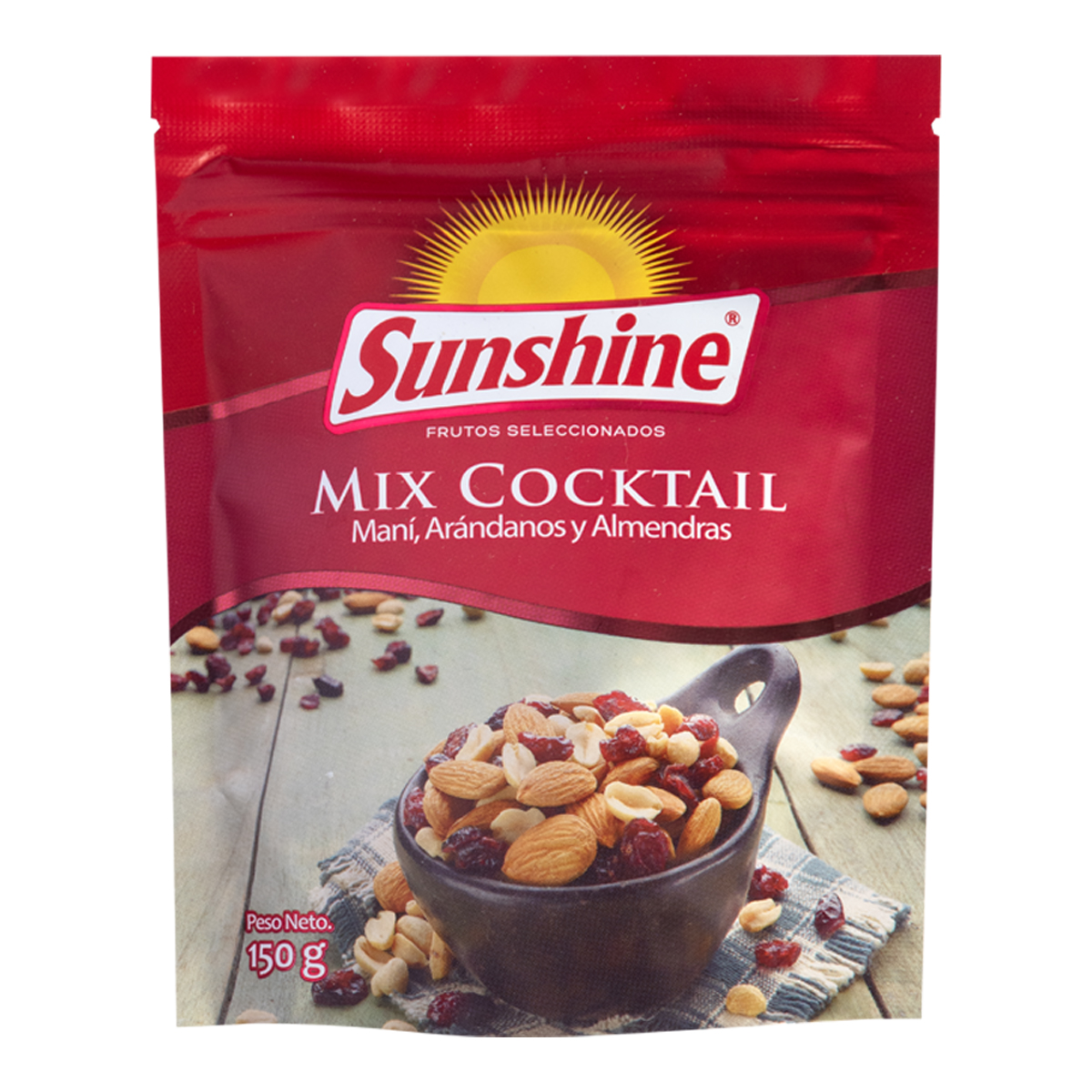 Mix Cocktail Sunshine Maní, Arándanos & Almendras 150g - 990638