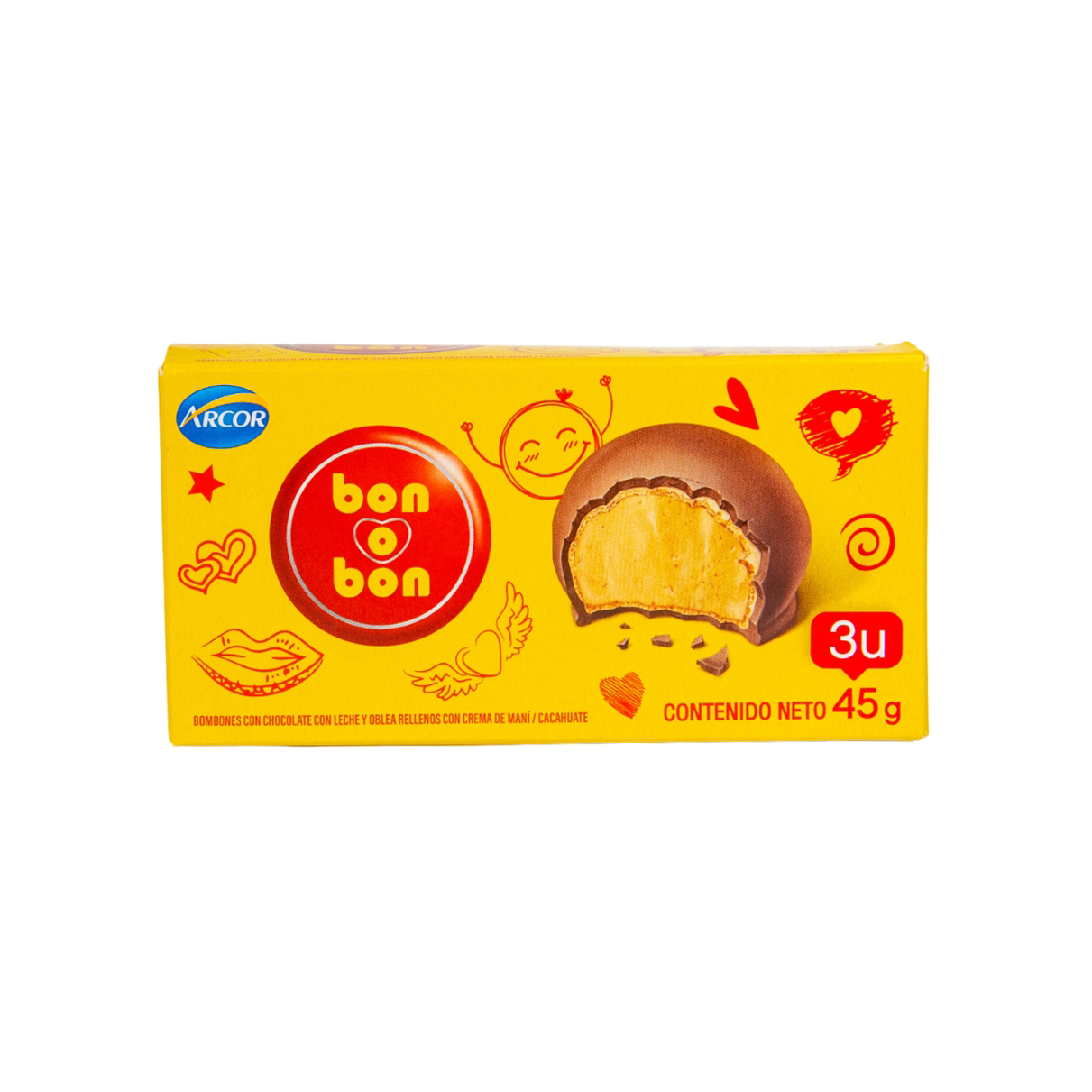 Bombones Bon o Bon Chocolate - 3 Unidades - 991570
