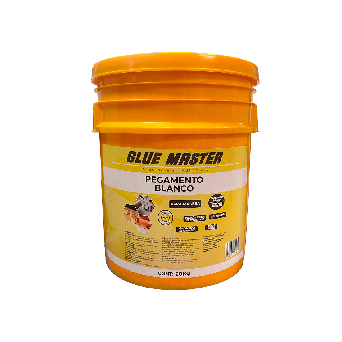 Pegamento Blanco Puretti Glue Master 20kg - 992933
