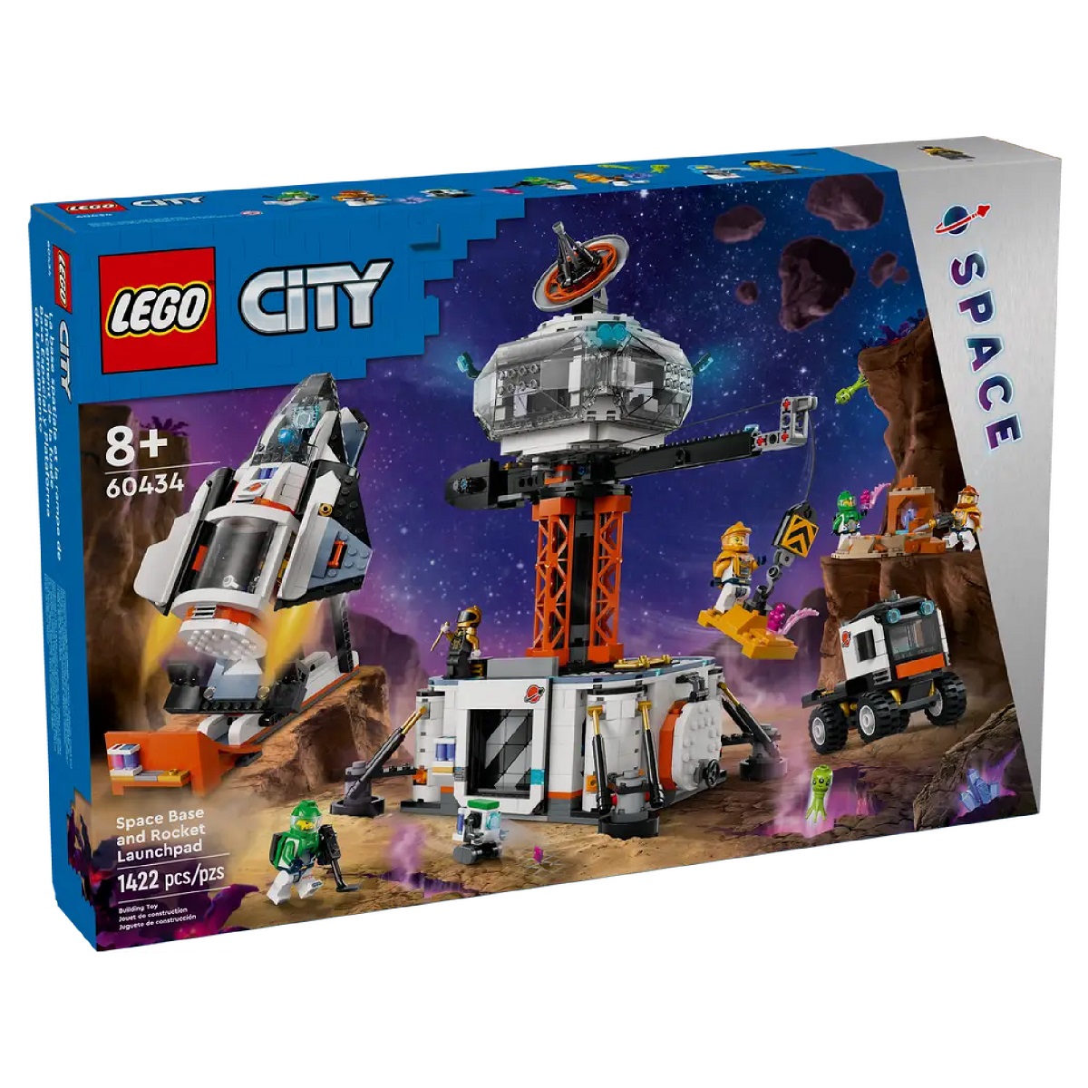 Lego City Base Espacial y Plataforma de Lanzamiento 1422 Piezas - 993753