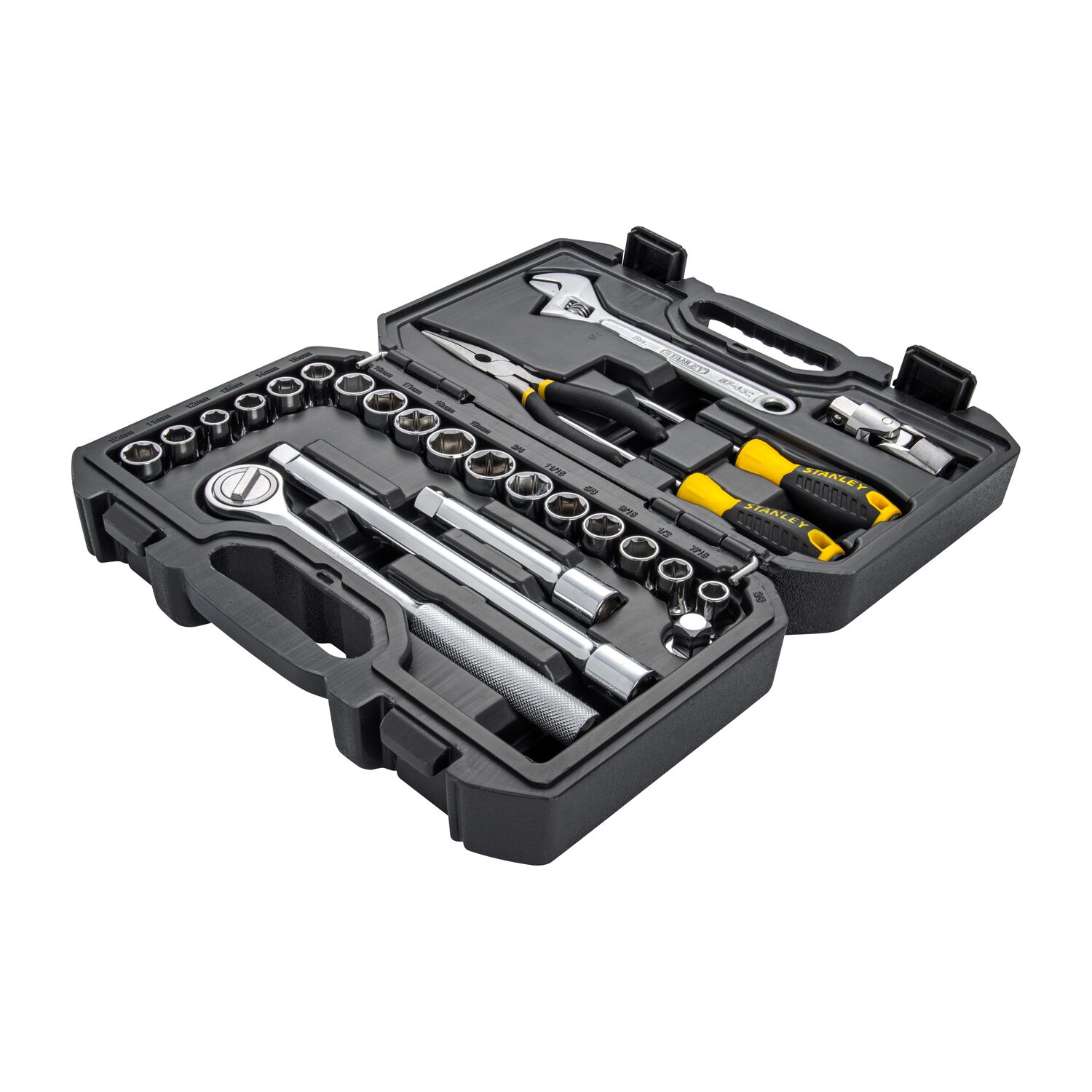 Set de Dados Stanley Mando 1/2 Pulgada - 26 Piezas - 1004357