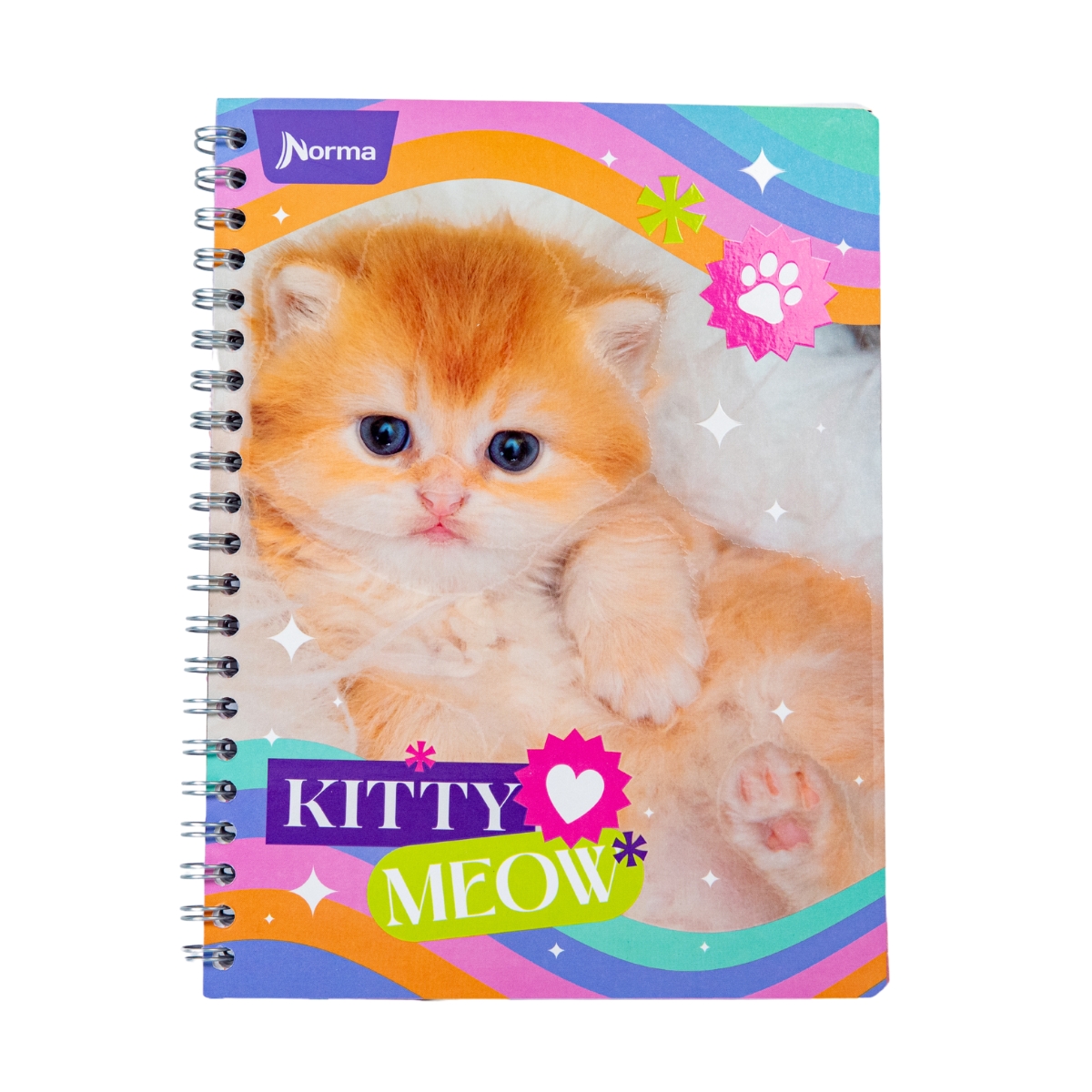 Cuaderno Universitario Norma Cats Surtido 4 Líneas - 100 Hojas - 996287