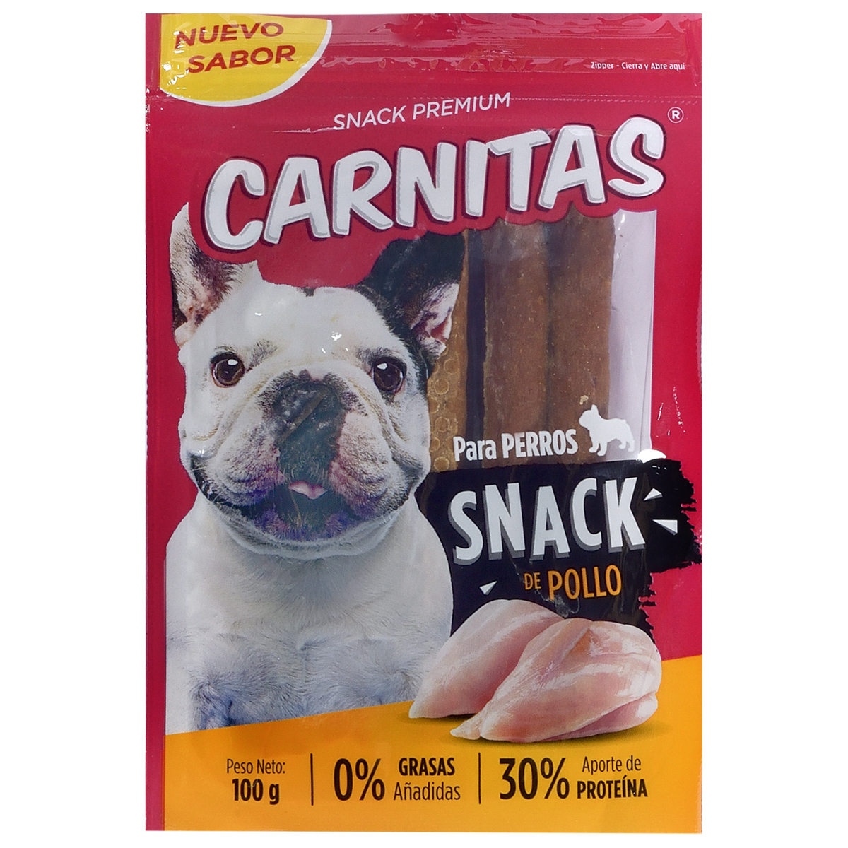 Snack para Perro Carnitas Pollo 100g - 998029