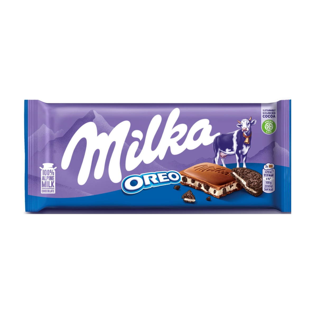 Tableta de Chocolate con Oreo Milka 100 g - 999563