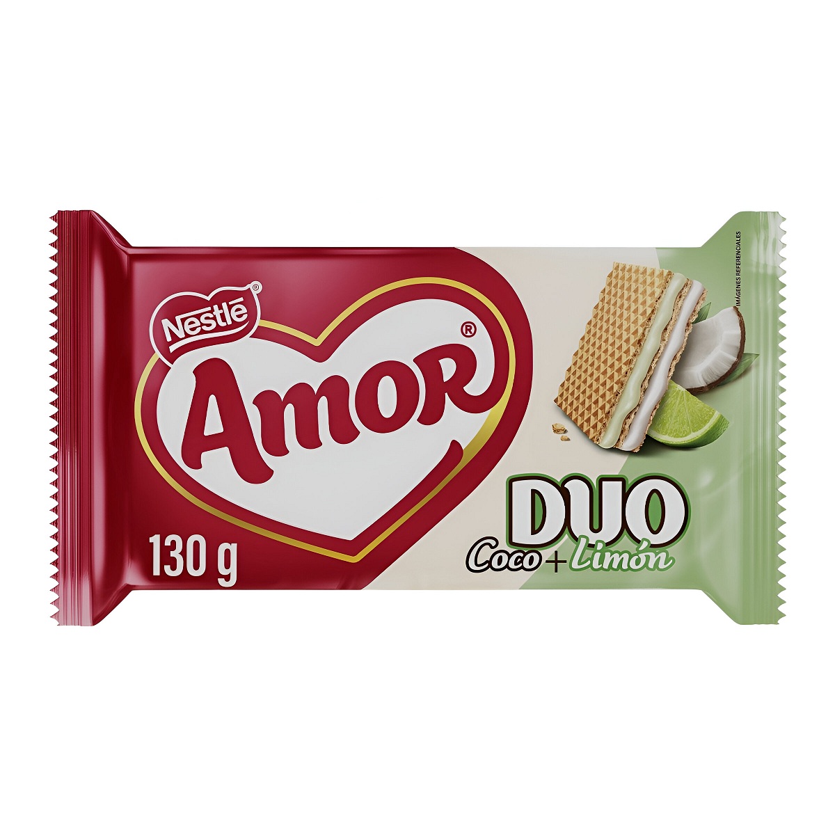 Galleta Amor Doble Wafer 130g - Varios Sabores - 1000287