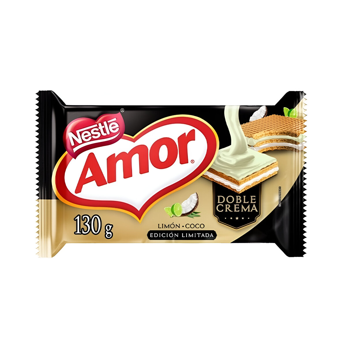 Galleta Amor Doble Wafer 130g - Varios Sabores - 1000287