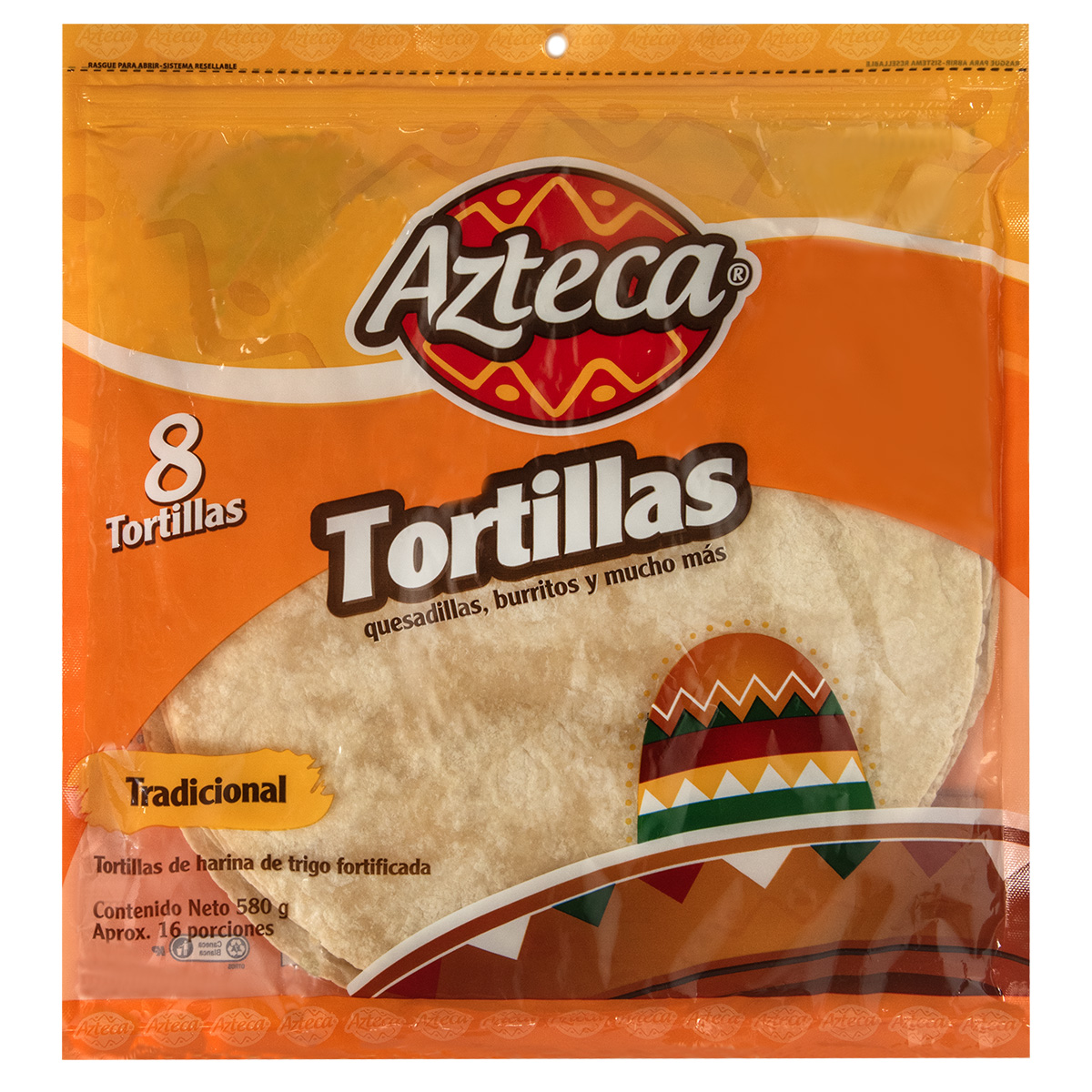 Tortillas Tradicional Azteca 580g - 1001607