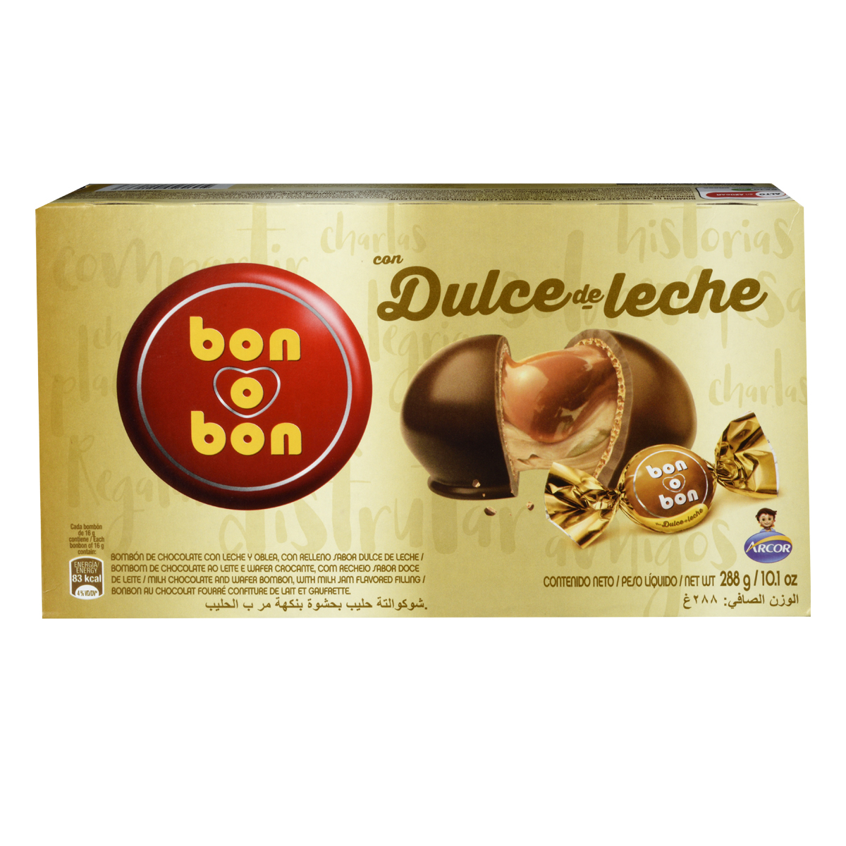 Bombones Bon o Bon Chocolate con Dulce de Leche - 18 Unidades - 1002089