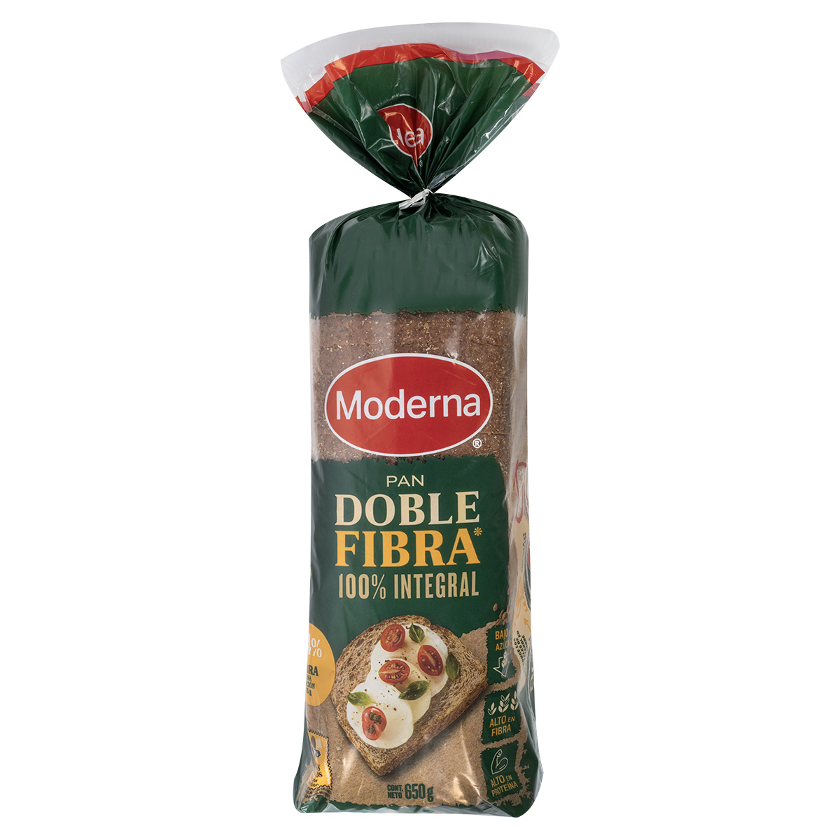 Pan Doble Fibra Moderna 100% Integral 650g - 1002097