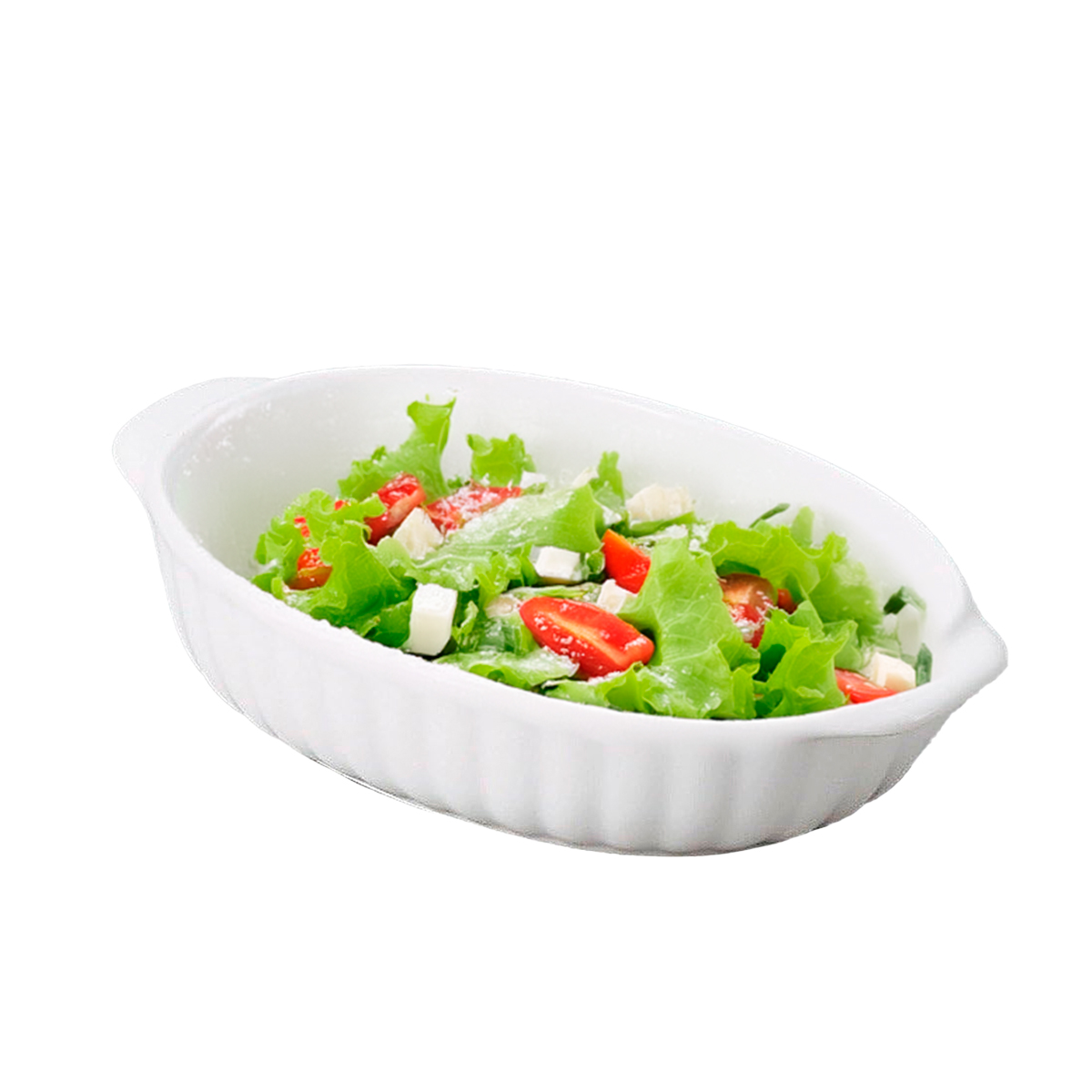 Molde Ez-Cook Oval Cerámica Blanco 36 x 24 cm - 1003882