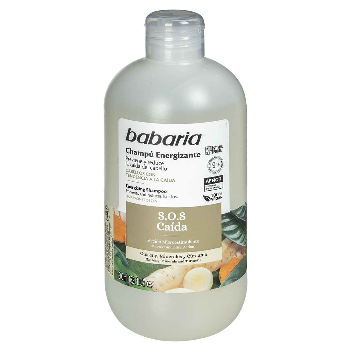 Shampoo Babaria S.O.S Caída 500ml - 1003982