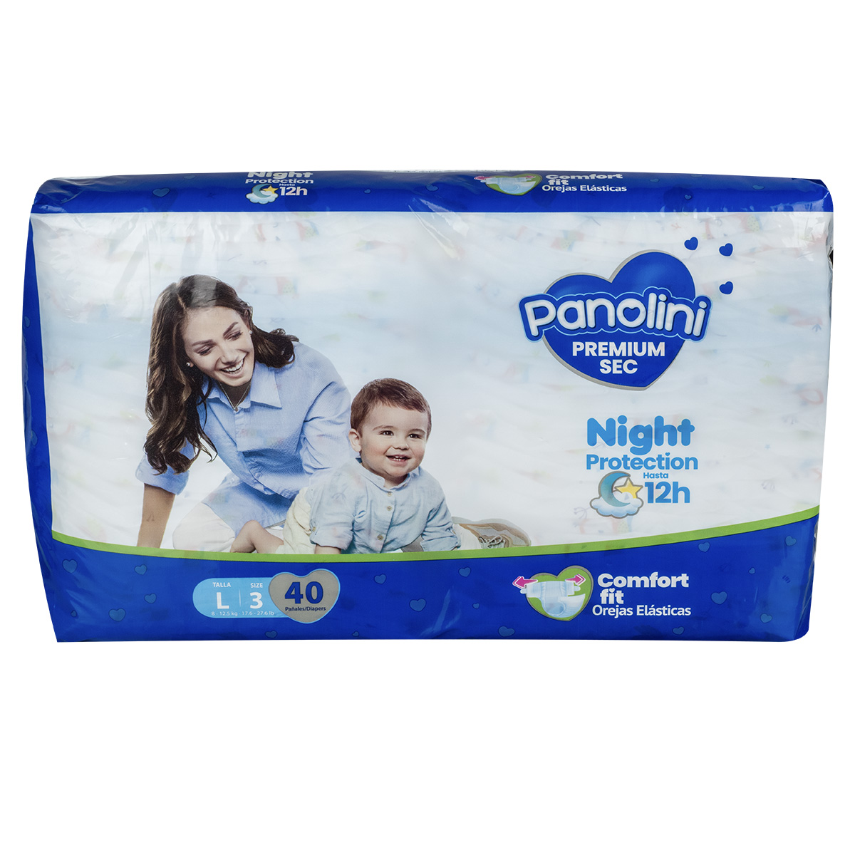 Pañales Panolini Premium Sec Talla L - 40 Unidades - 1003989