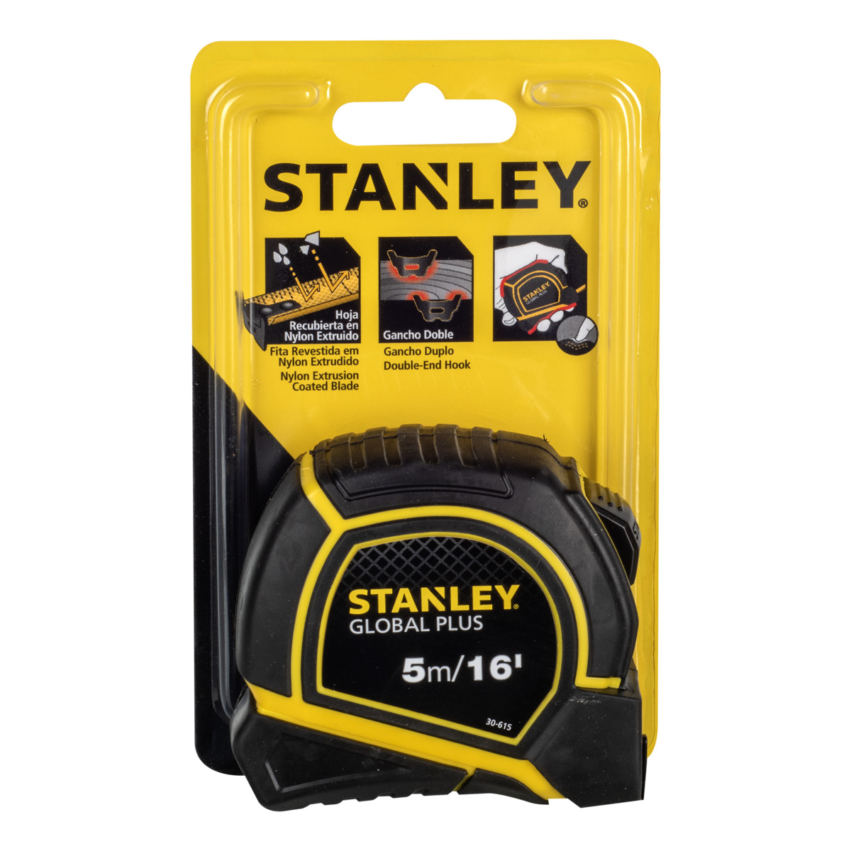 Flexómetro Stanley Global Plus 5m x 19mm - 1004353