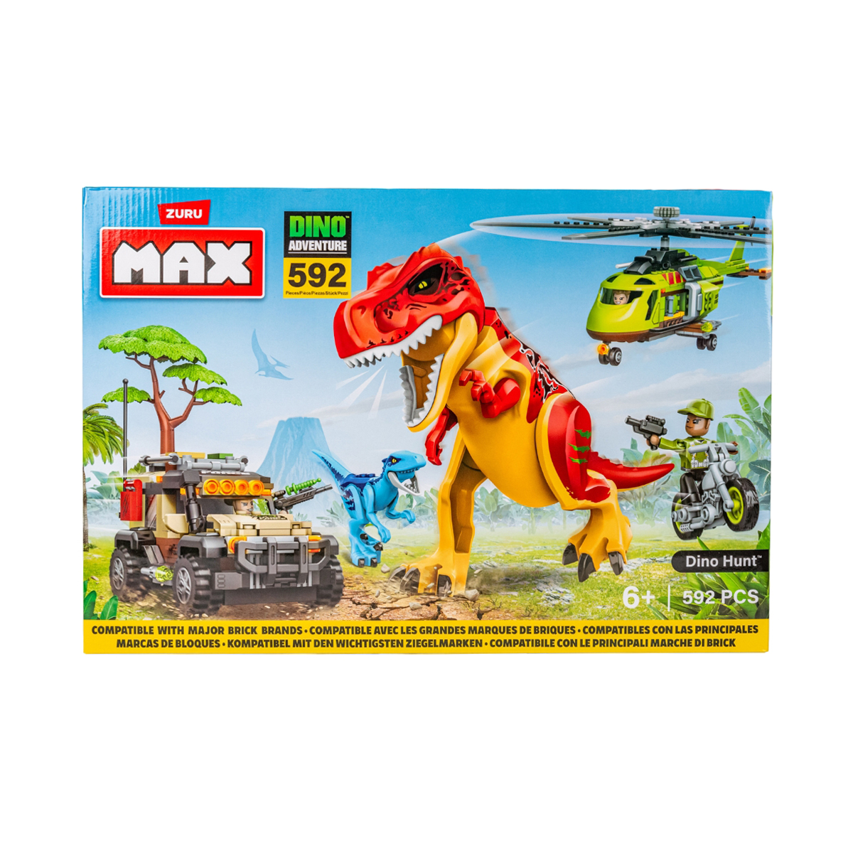 Bloques para Construir Max Dino Adventure 571 Piezas - 1005091