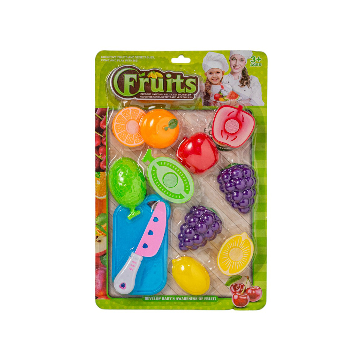 Set Frutas Plásticas para Niñas - 1007753