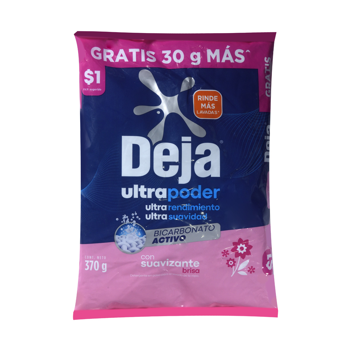 Detergente en Polvo Deja con Suavizante Brisa Primavera más Bicarbonato ...