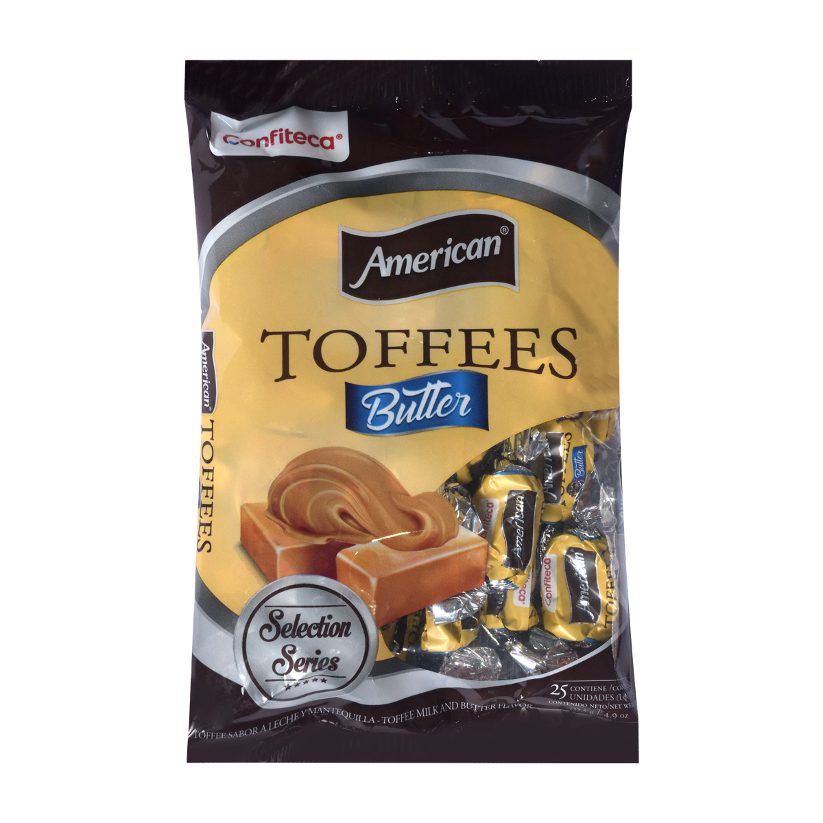 Caramelos American Butter Toffees - 25 Unidades - 1009093