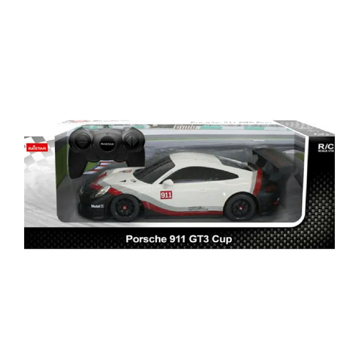 Carro Radiocontrol Rastar Porsche 911 Gt3 Cup 1/18 - 1009146