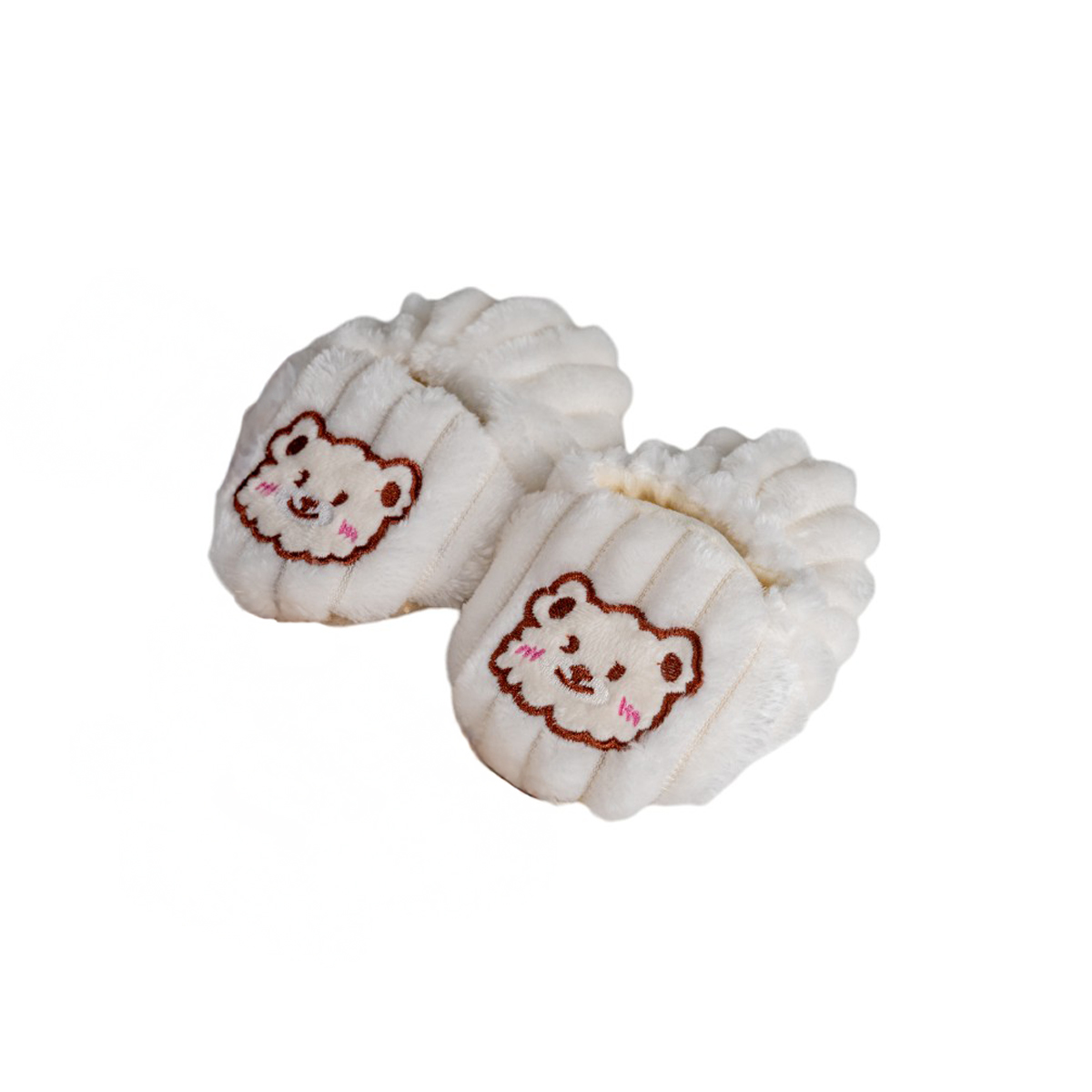 Pantufla Infante Sebastian's Diseño Bordado Oso Crudo - Varias Tallas ...