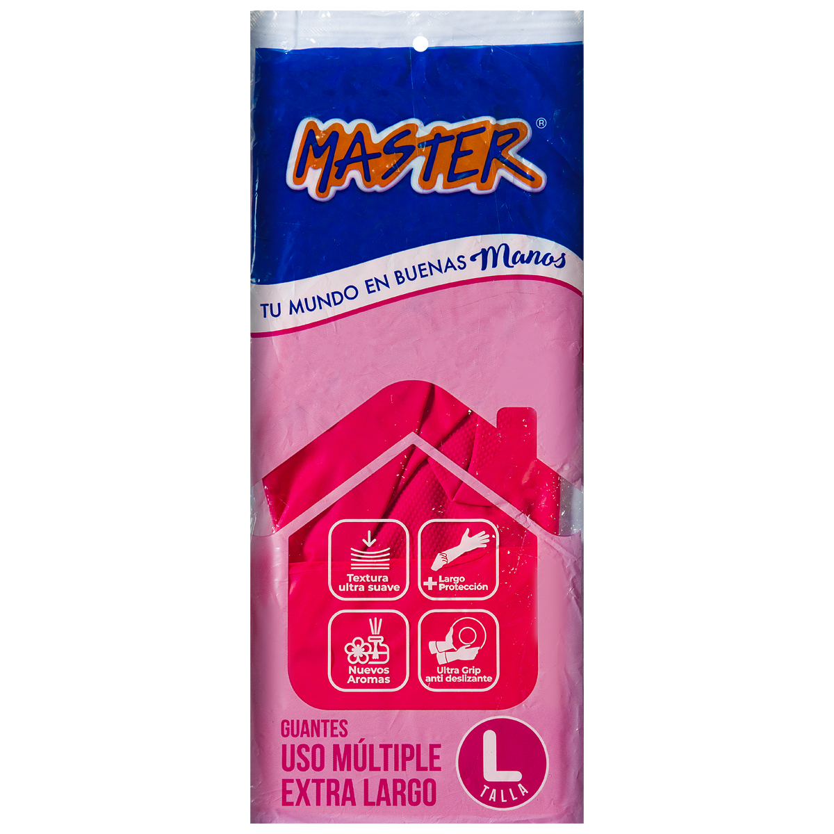Guante Extra Largo Master Rosa - Varias Tallas - 1010298