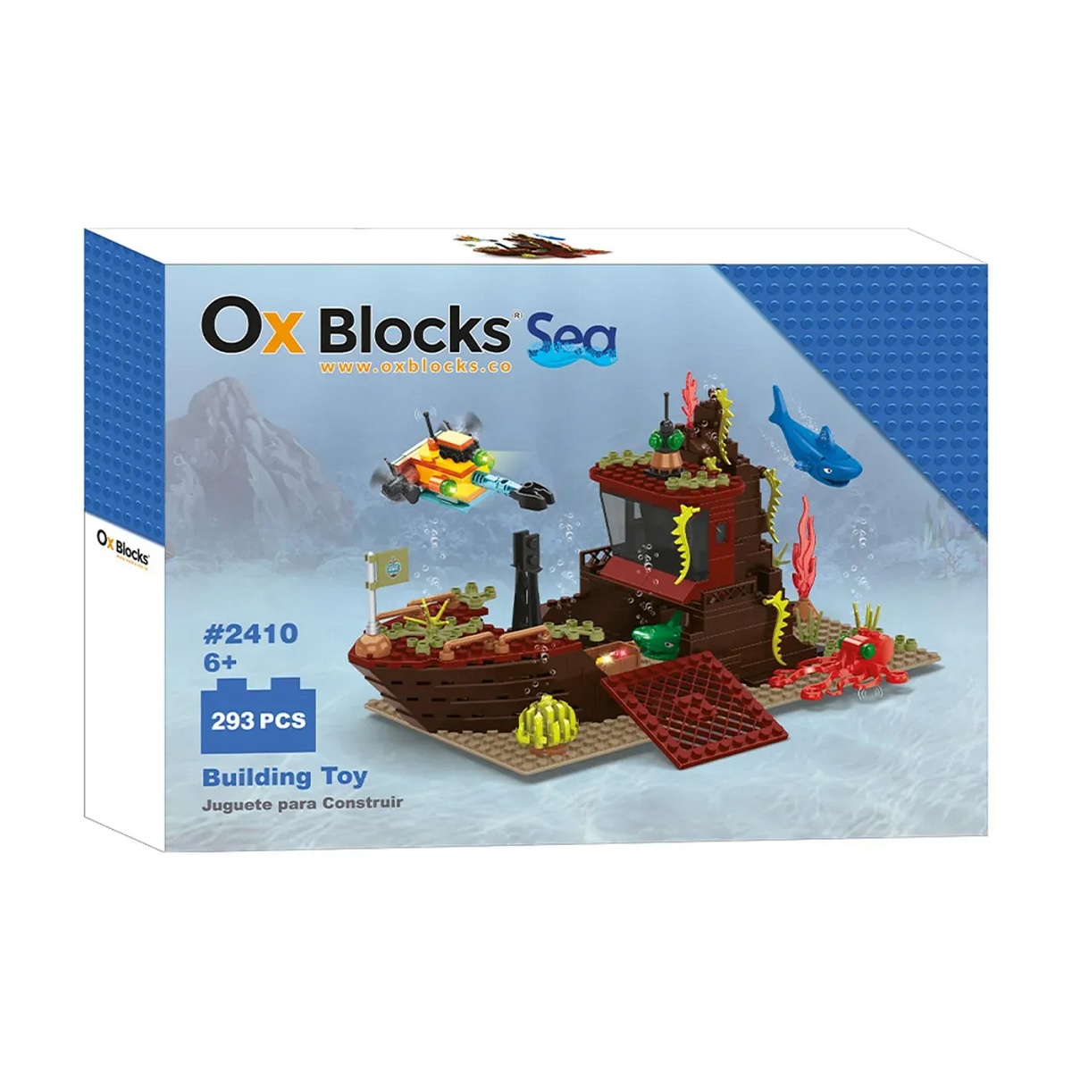 Set para Construir Ox Blocks Sea - 293 Piezas - 1010557